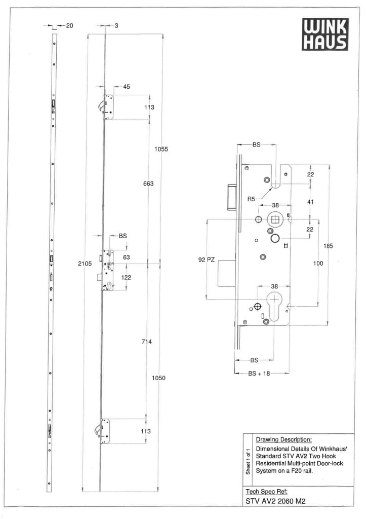 STV-AV3 Lock For SEF Doors – SUNFLEX UK Parts Shop